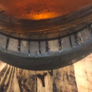E.H. TAYLOR LAMP- Handmade Liquid Bourbon Bottle Lamp W/ Charred Wood ...