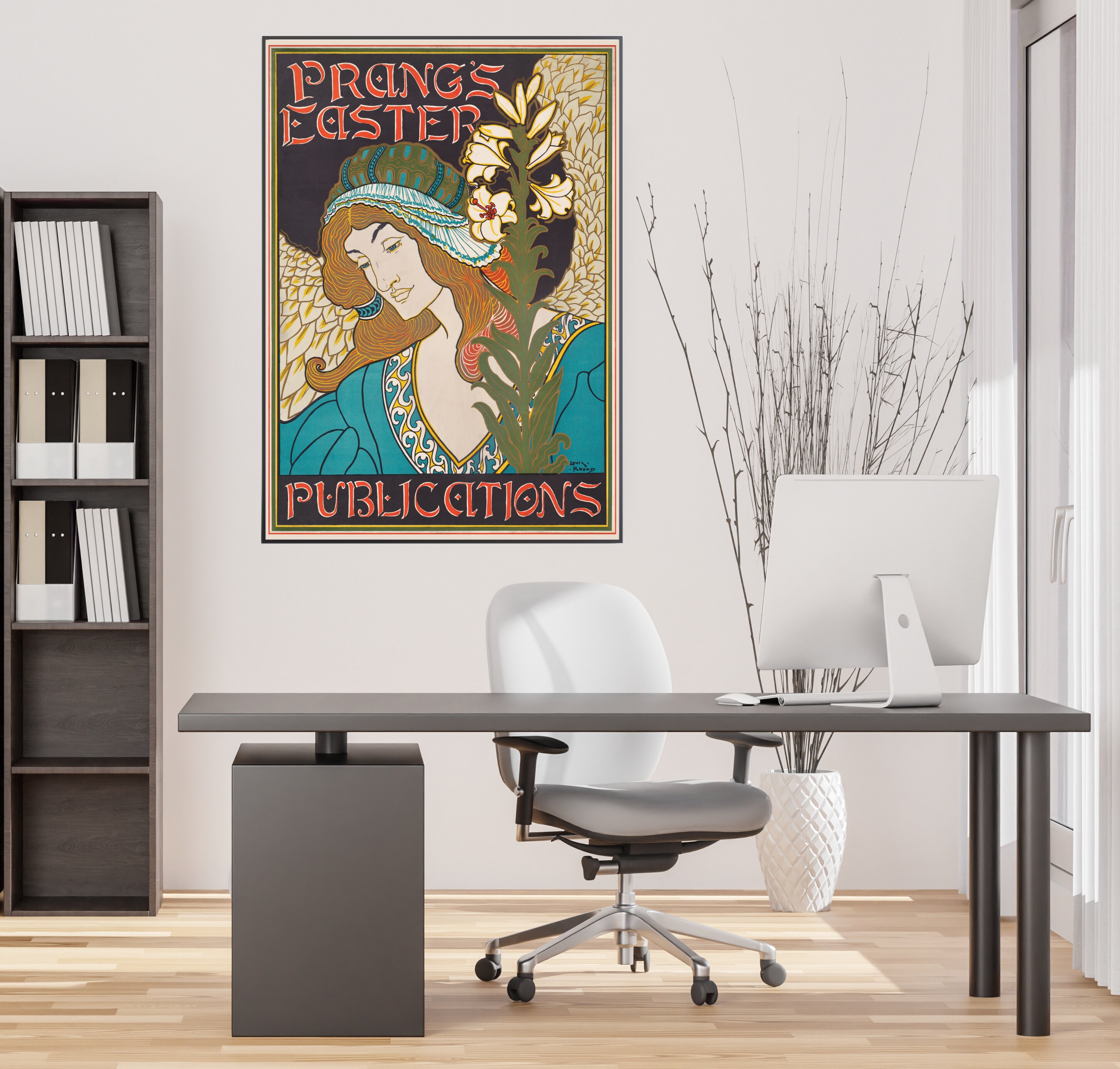 Vintage Advertising Poster | Art Nouveau | Digital Download | Wall Art ...