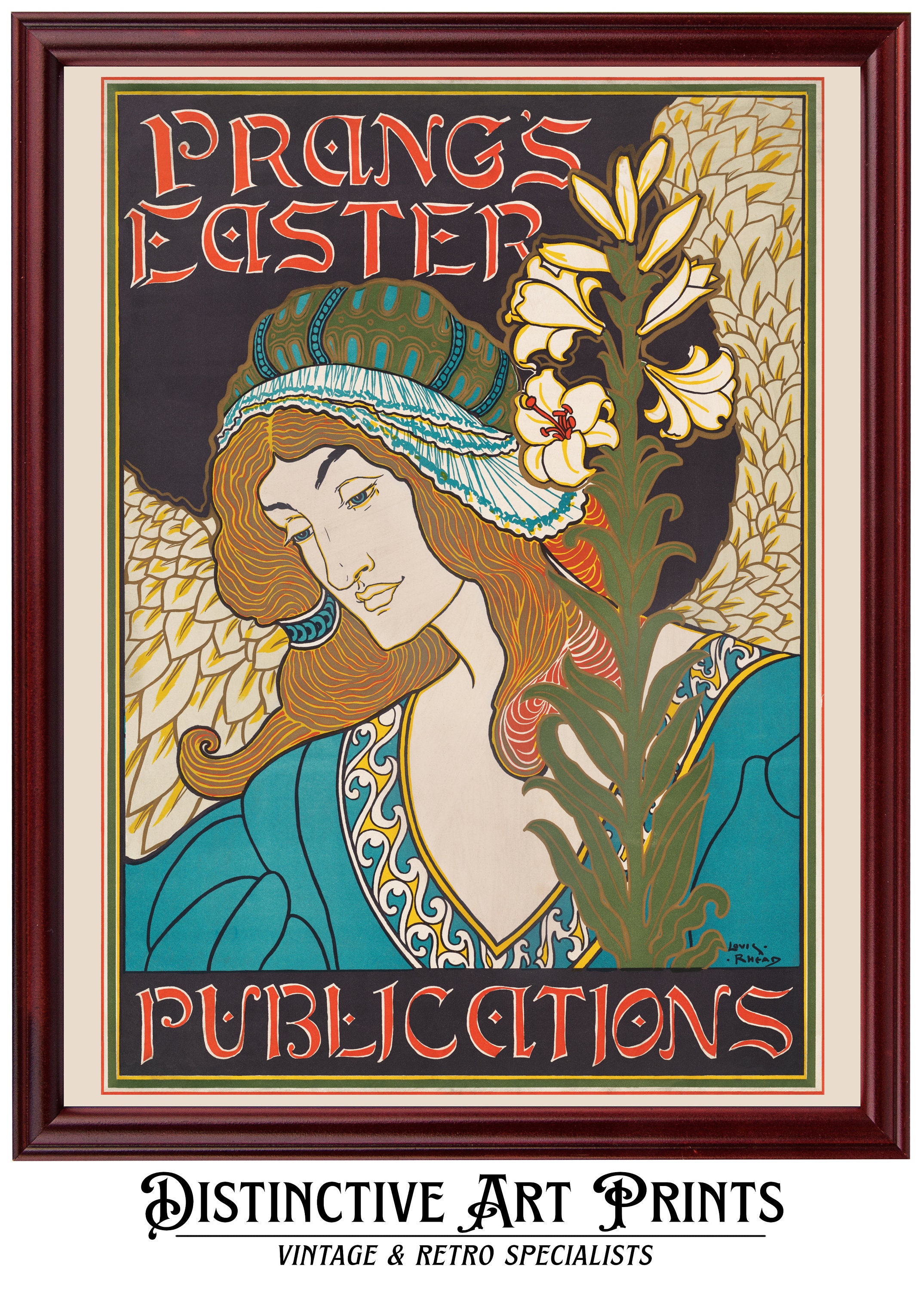 Vintage Advertising Poster | Art Nouveau | Digital Download | Wall Art ...