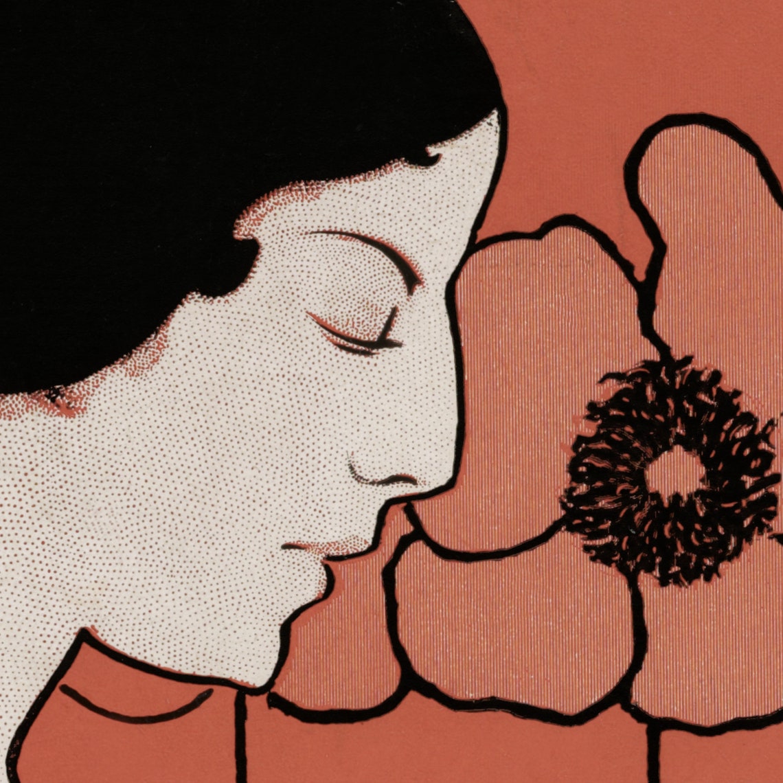 Vintage Newspaper Advertising Poster | Art Nouveau | Digital Download ...