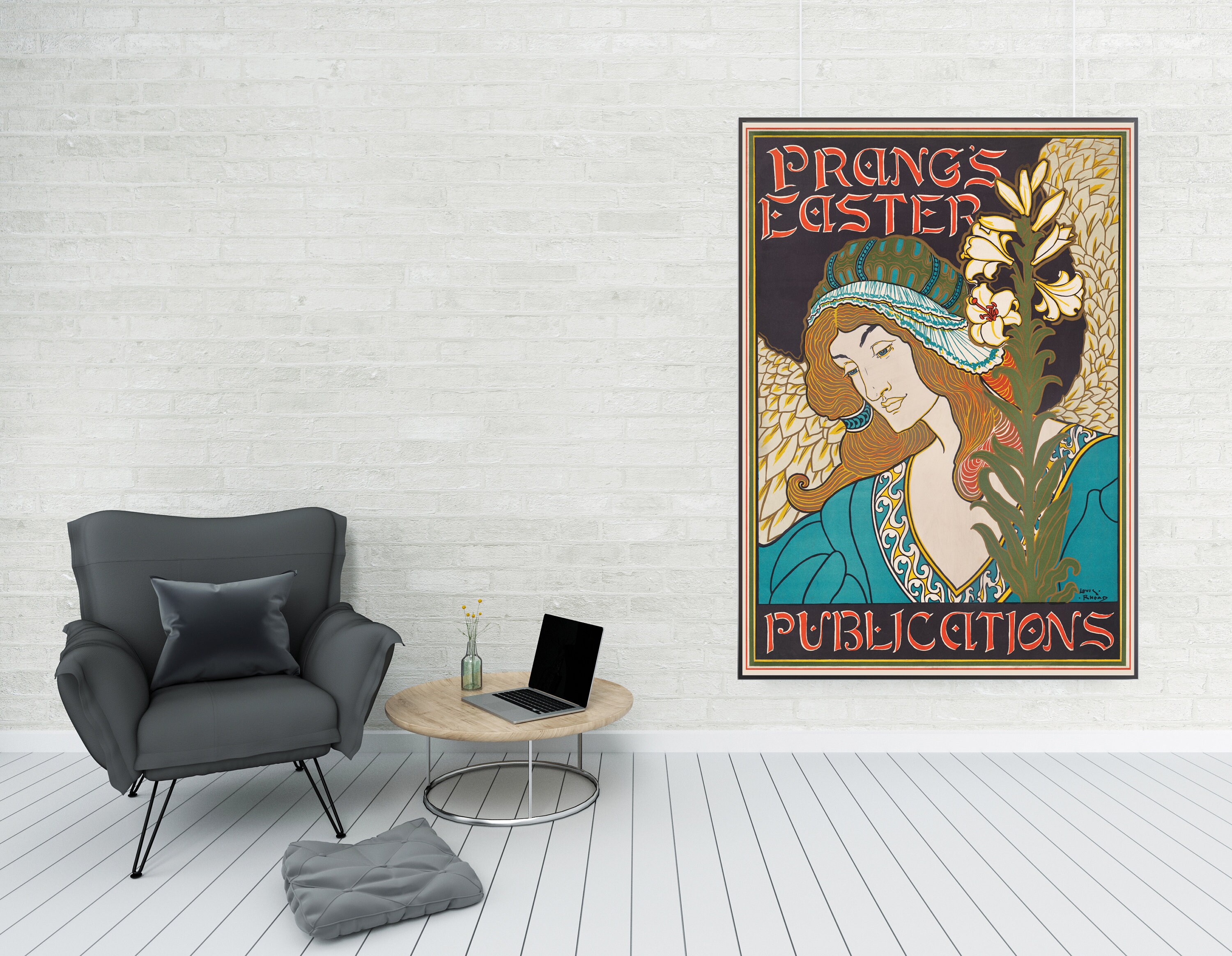 Vintage Advertising Poster | Art Nouveau | Digital Download | Wall Art ...