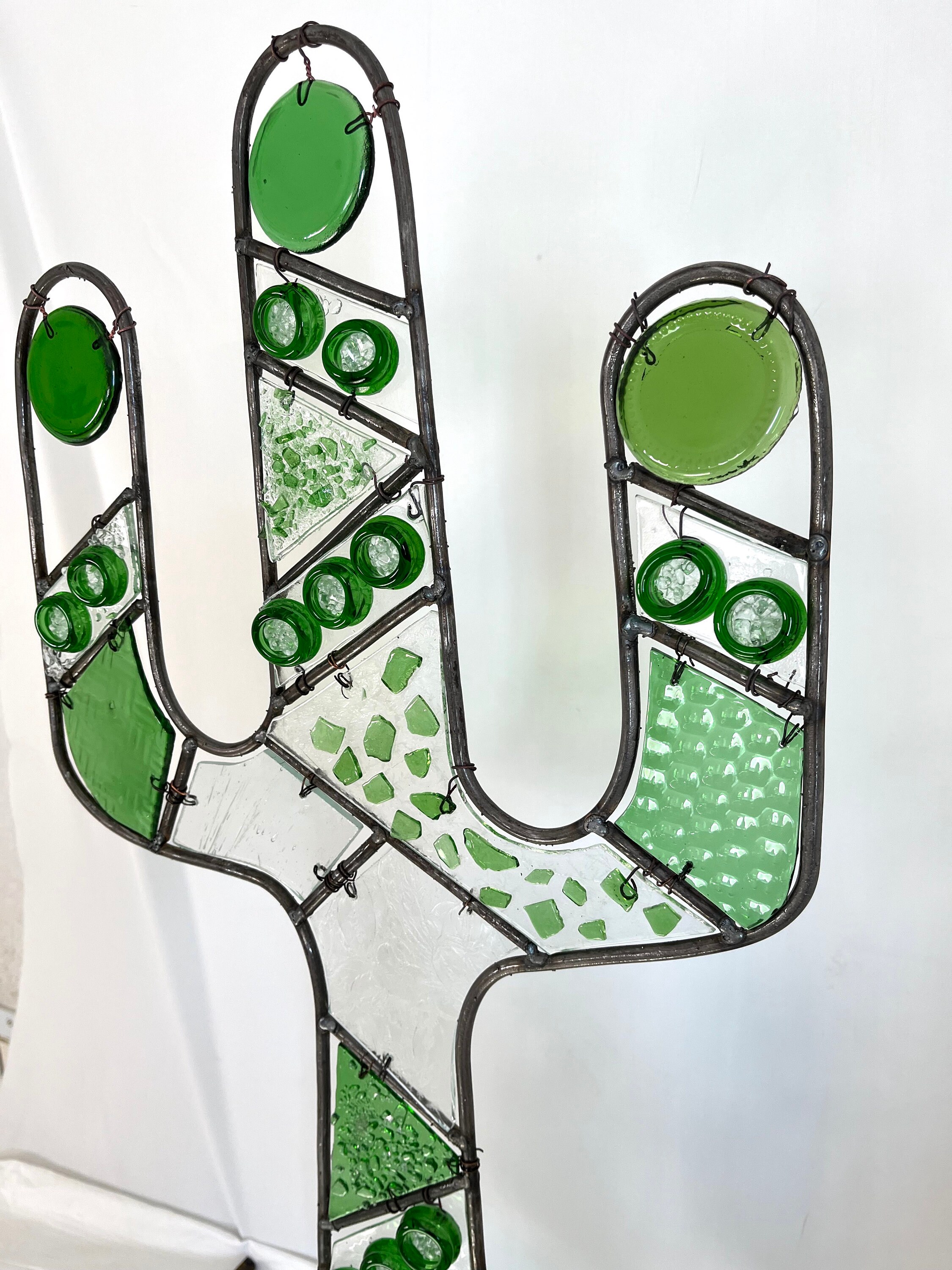 Saguaro Cactus in Recycled Glass - Etsy