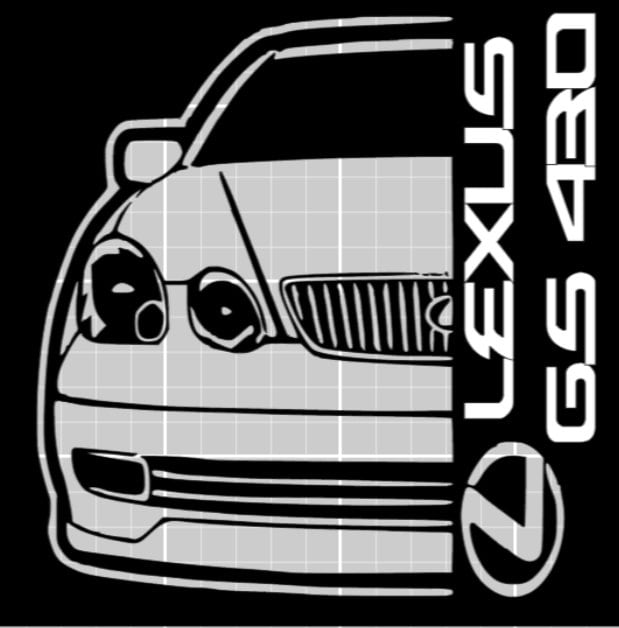 Lexus GS430 PNG - Etsy