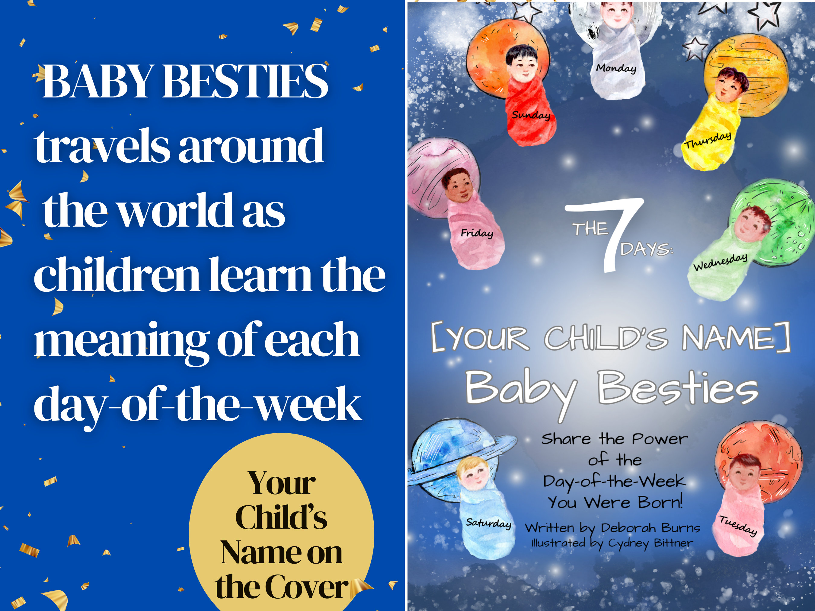 Personalized Printable Gift Set, Two E-books Customized With Child's ...