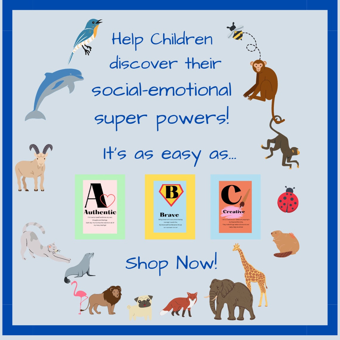 Self-awareness ABC'S Printable Poster Child's Room - Etsy