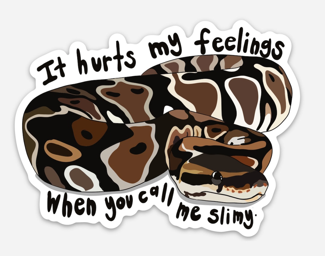 Snake Sticker, Ball Python, Cute Snake, Reptile Sticker, Snake Art ...