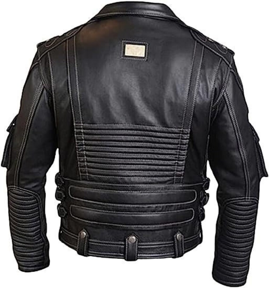 Mens Cowhide Heavy Weight Genuine Top Grain Biker Leather Jacket, HD ...