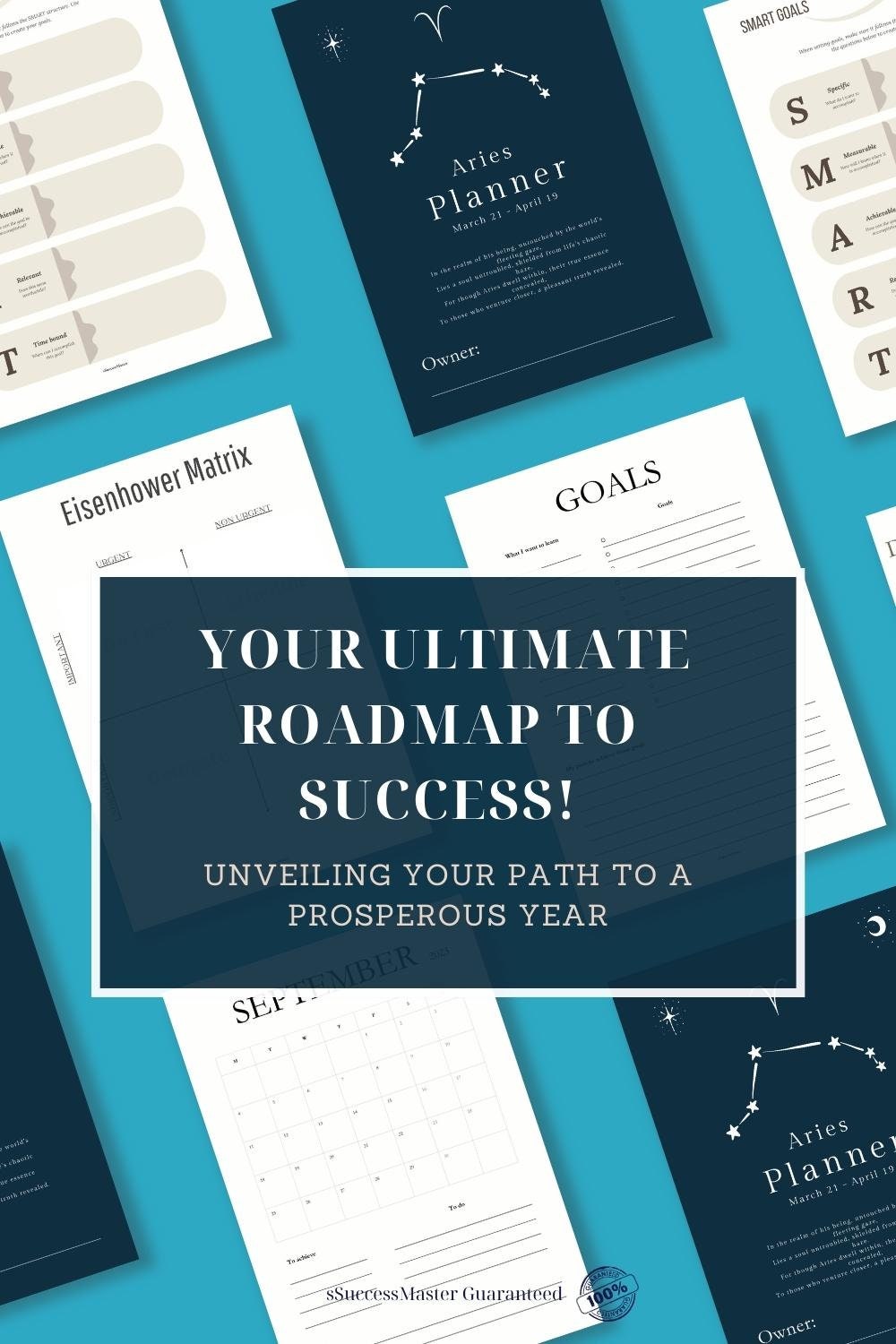 Zodiac Sign Planner Aries Planner 2023-2024 Undated 100 - Etsy