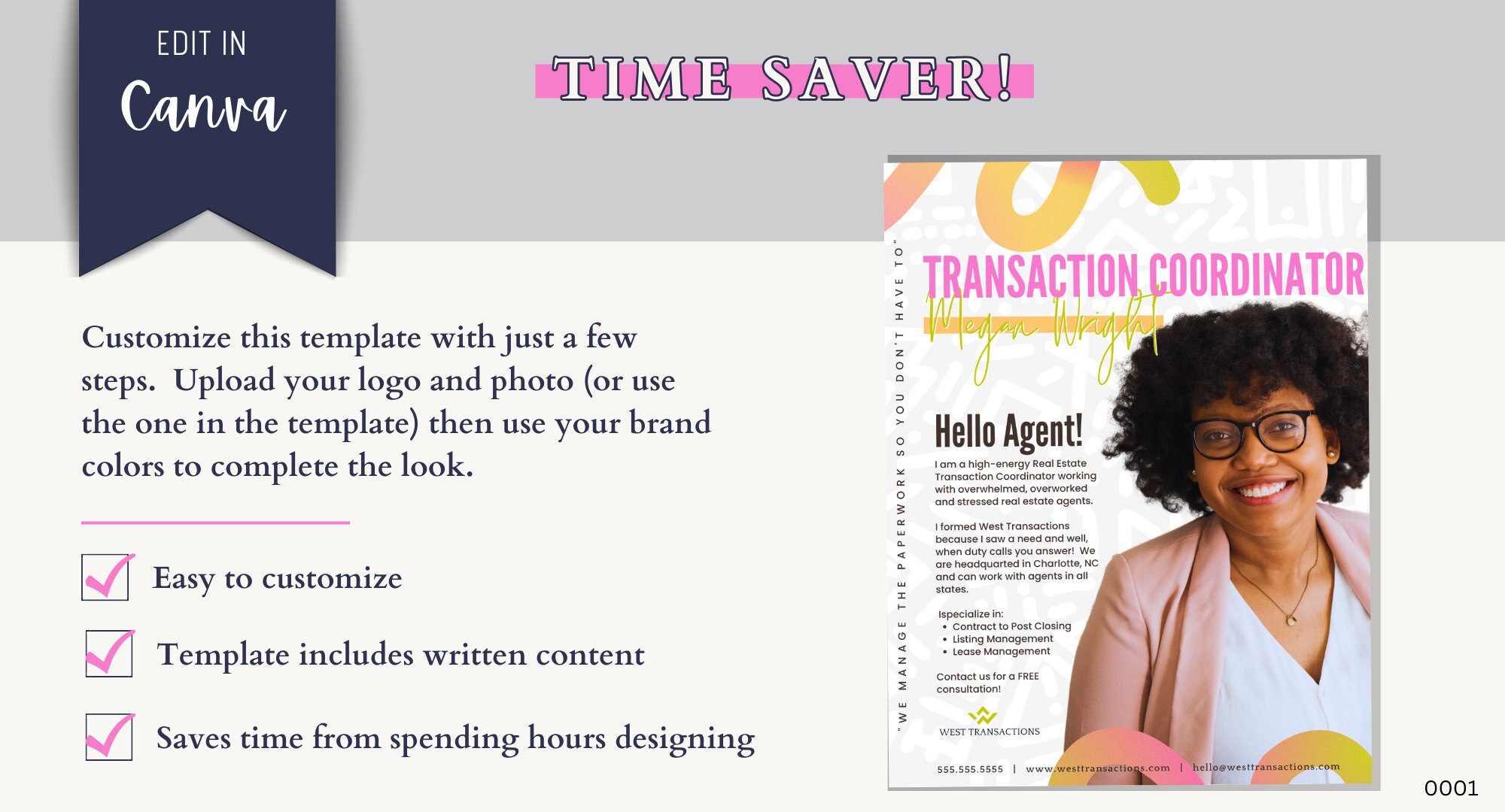 Real Estate Transaction Coodinator Flyer | Real Estate Flyer ...