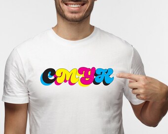 CMYK Color Mode | White T-shirt | Graphic Design | Creative | Designer ...