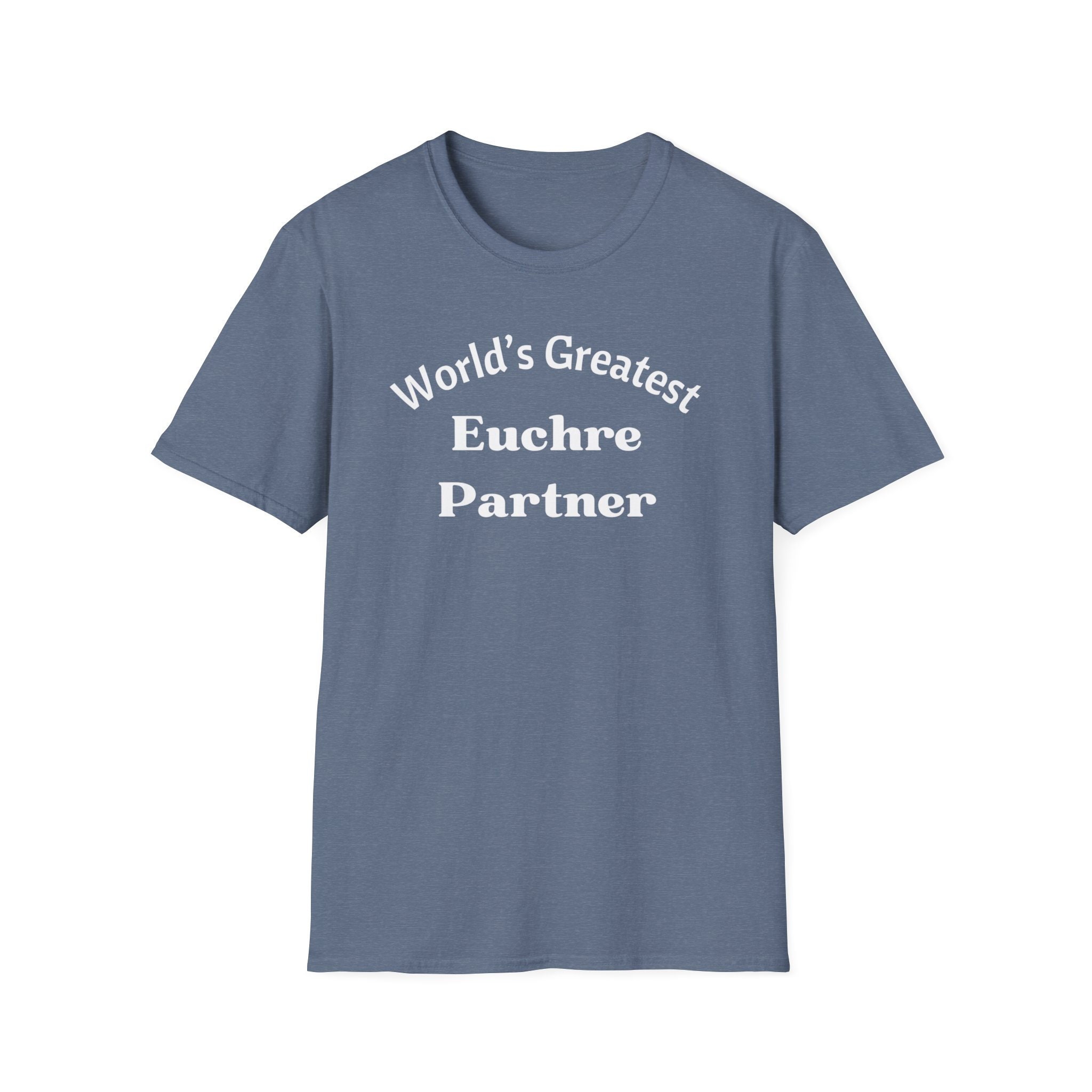 World's Greatest Euchre Partner Softstyle T-shirt - Etsy