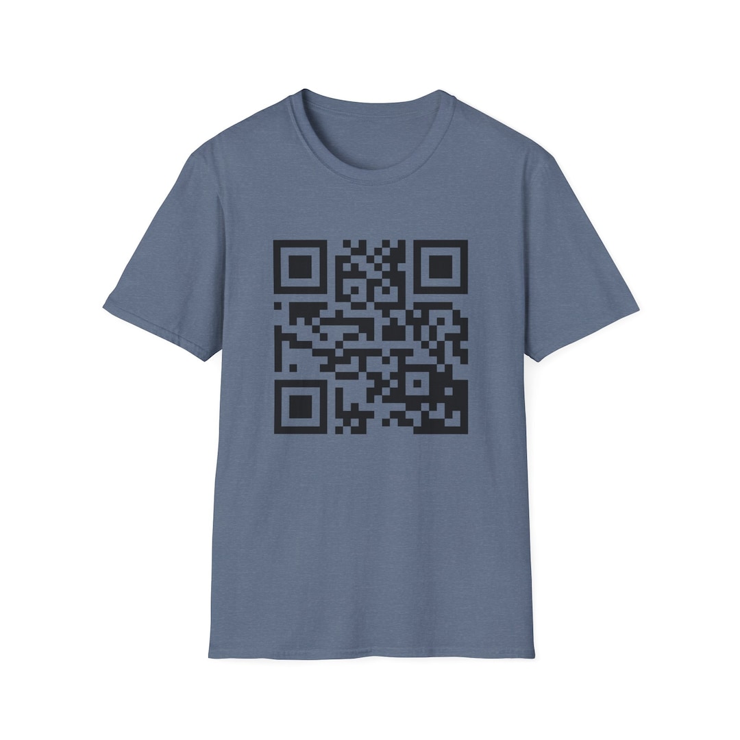 FU QR Code Softstyle T-shirt - Etsy