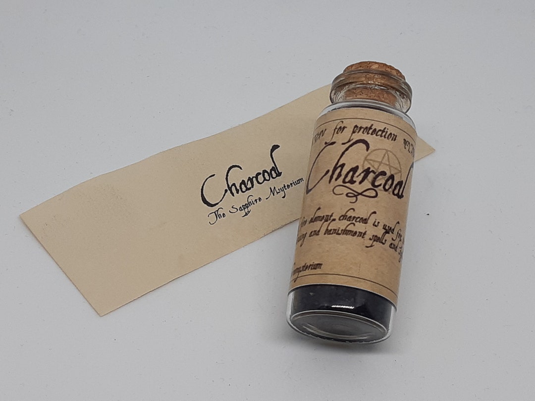Charcoal Dust - Spell Ingredient - Sigil Powder - Sapphire Mysterium - Etsy