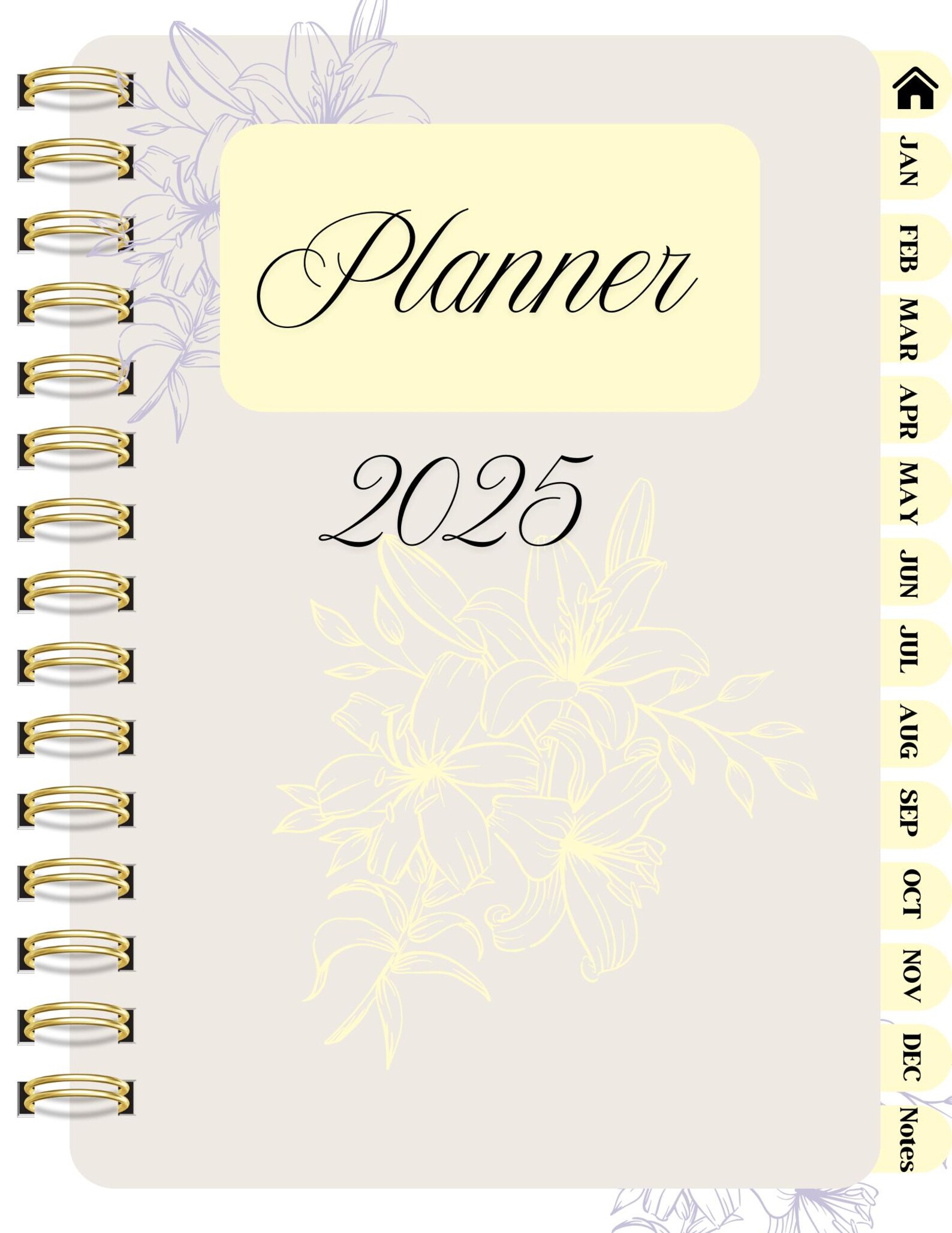 2025–2026 Monthly Digital Planner PDF With Notes | Writable on iPad ...