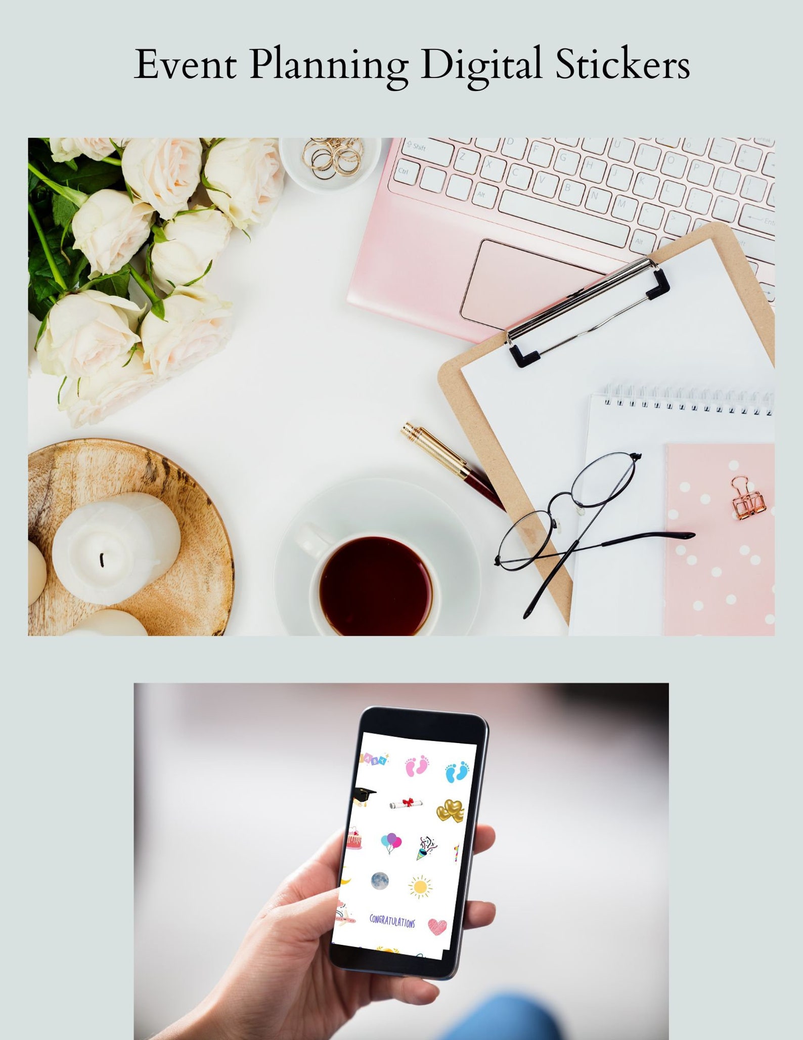 Event Planning Digital Stickers Party Event Stickers Wedding - Etsy