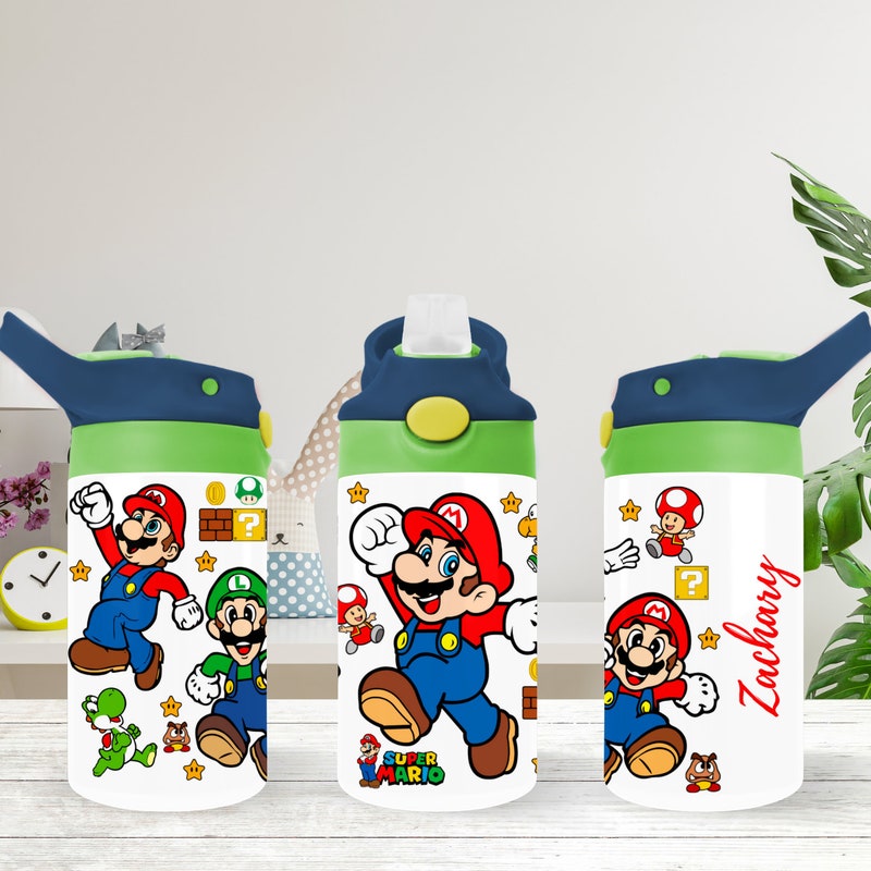 Super Mario Water Bottle - Etsy