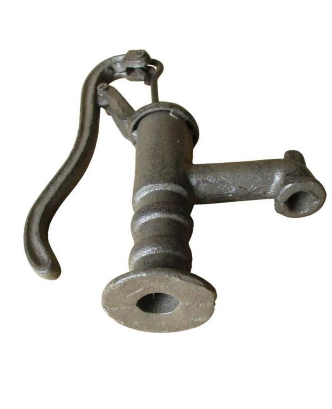 Rustic Cast Iron PUMP CISTERN WATER Decor Only 8.5" Tall Garden Farm ...