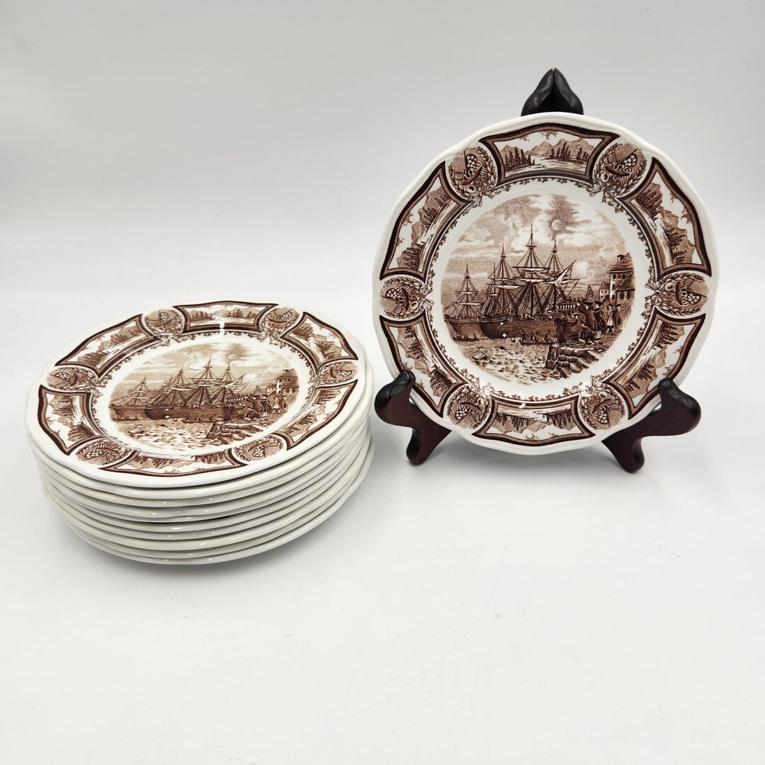 Vintage 1950's Dinner Plate by Royal Staffordshire in the Tonquin ...