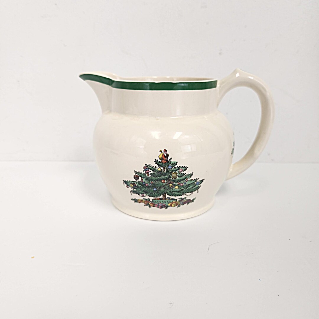 Vintage 1980's Spode Christmas Tree Milk Jug 4 1/2-inch-tall Pitcher - Etsy