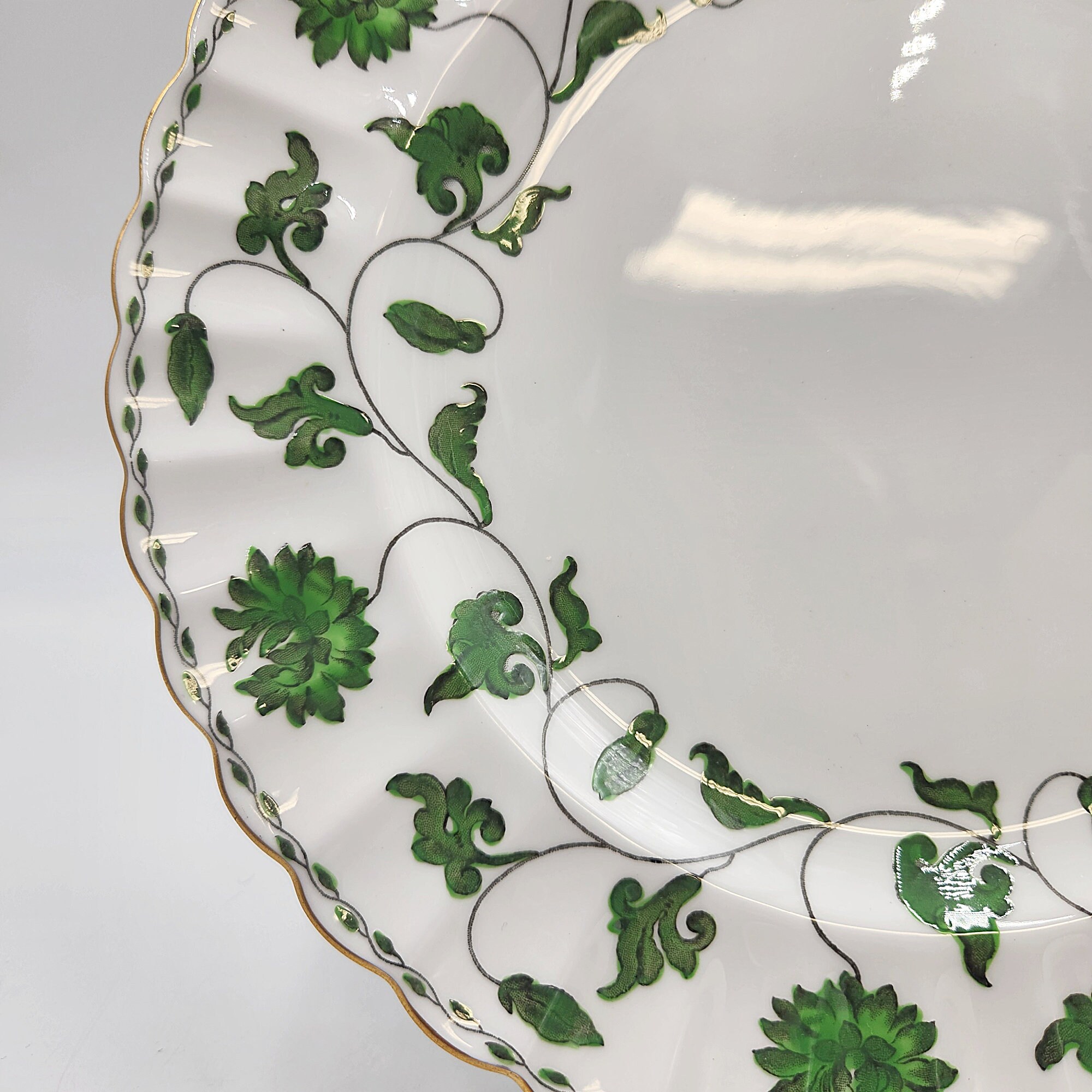 Vintage 1960's Spode Copeland Colonial Jade 10 1/2 Inch Dinner Plate 3 ...