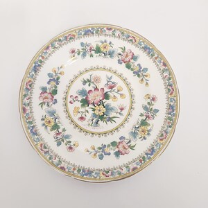 Vintage 1950's Foley China Ming Rose 6 1/4 Inch Bread and Butter Plate ...