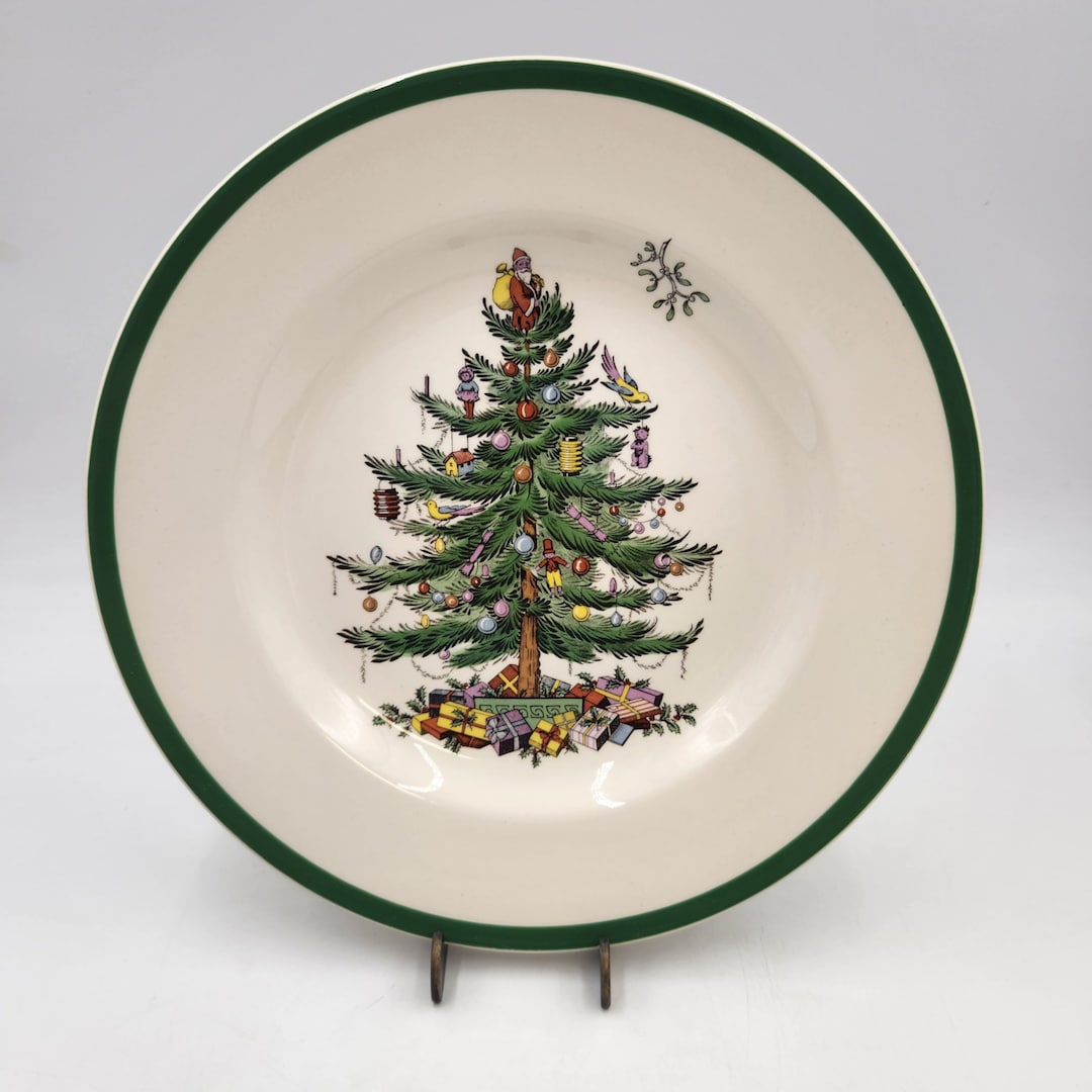 Vintage Early 2000's Set of 4 Spode Christmas Tree Plates - C 1938 ...