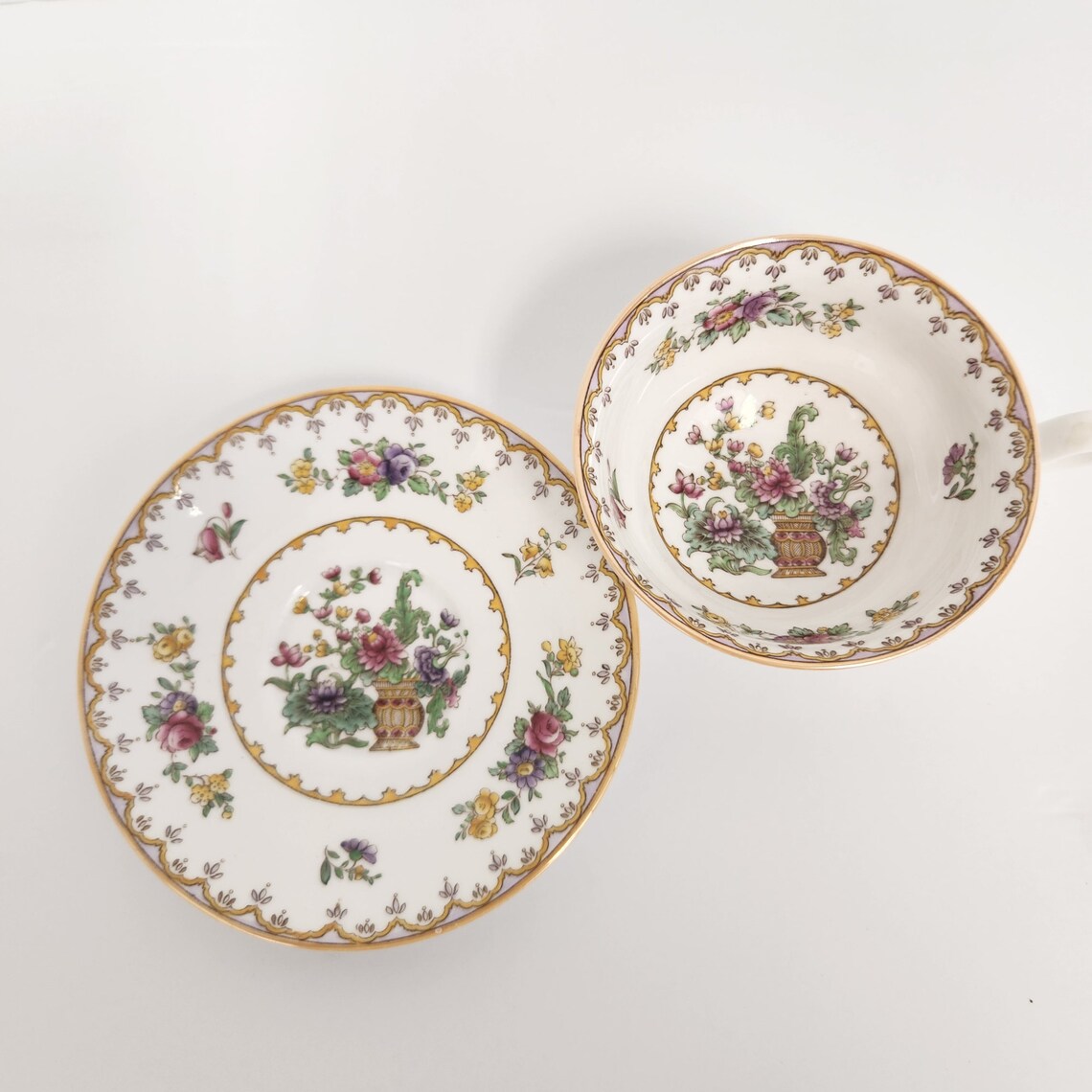 Vintage 1950's - 60's Spode Copeland's Peplow #568948 - Cup and Saucer ...