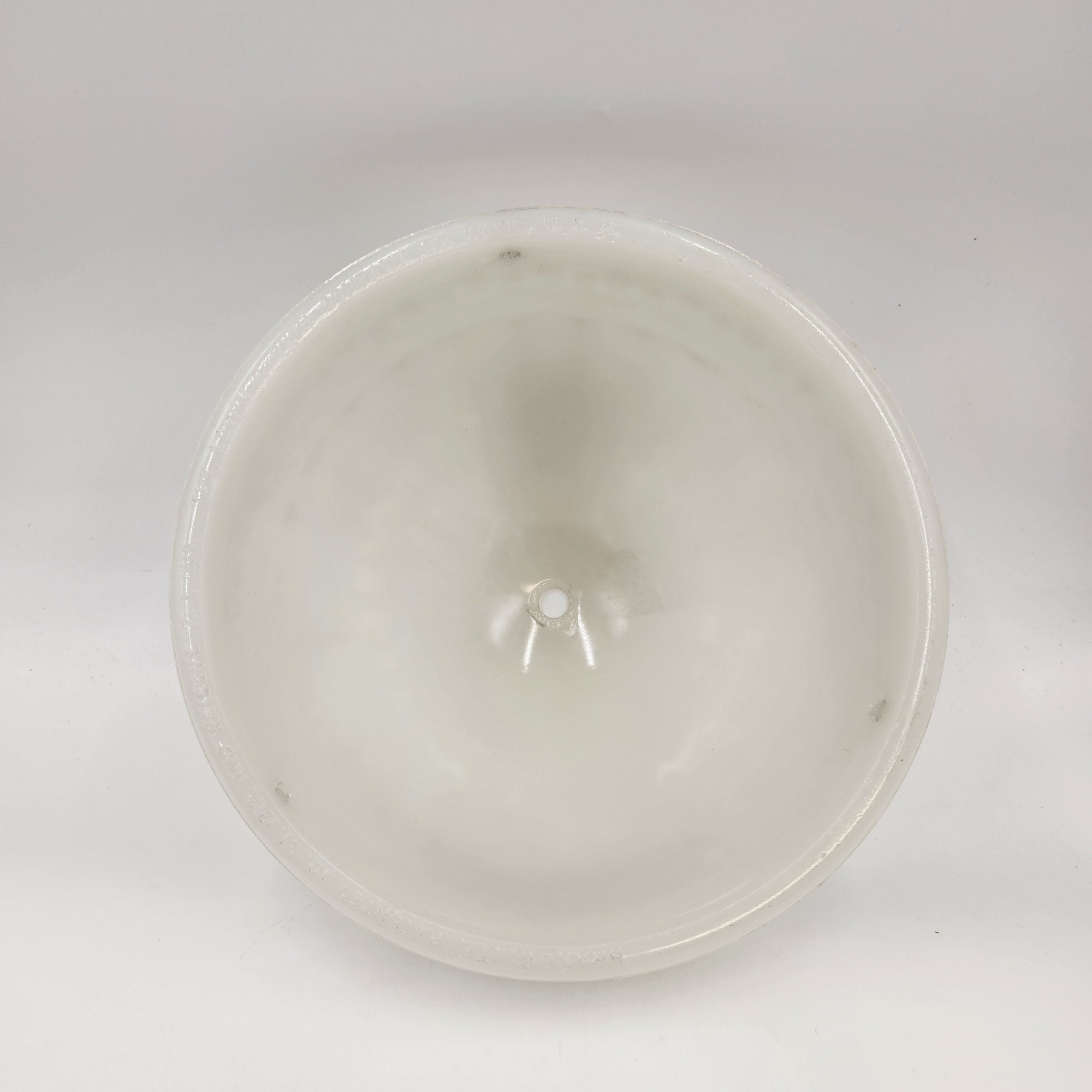Vintage 1913 1918 Vintage Frosted Glass Ceiling Shade School House ...