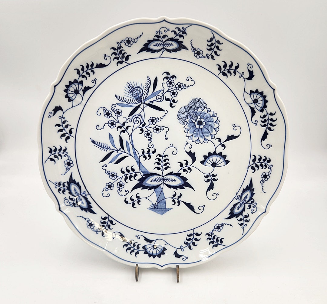 Vintage 1970's Blue Danube Blue and White Blue Onion Pattern 12 Inch ...