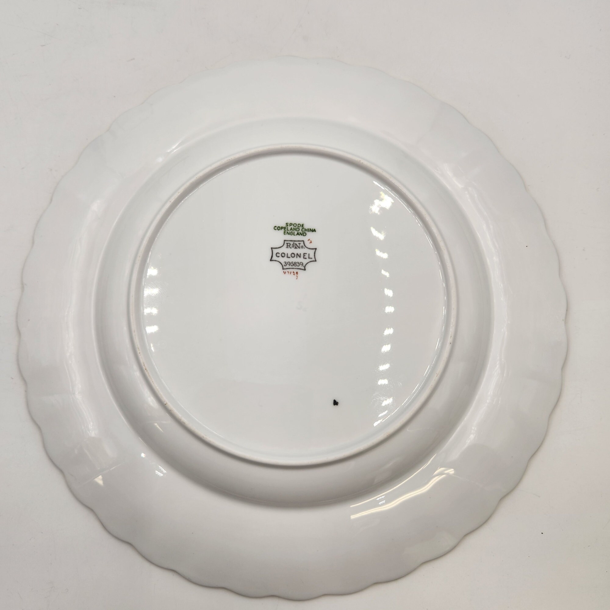 Vintage 1960's Spode Copeland Colonial Jade 10 1/2 Inch Dinner Plate 3 ...