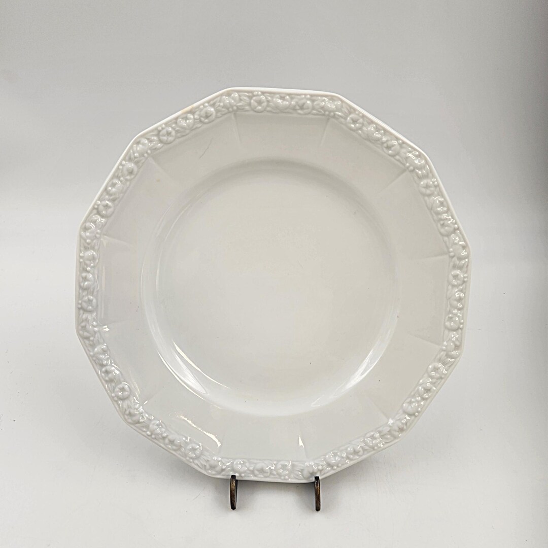Vintage Rosenthal Maria White Roses Set of 4 Dinner Plates - Etsy