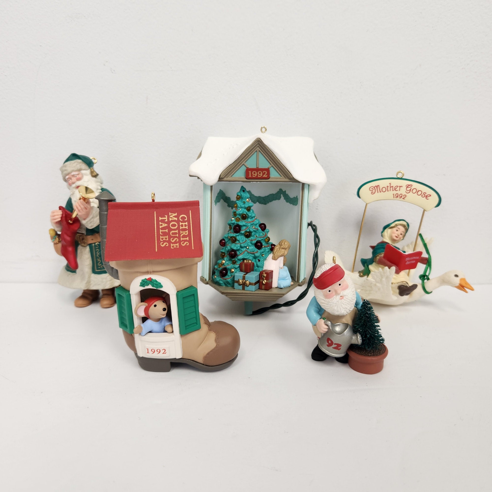 Vintage 1992 Set of 5 Hallmark Keepsake Christmas Tree Ornaments - Etsy