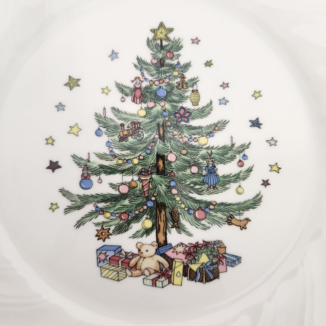 Vintage 1980's Nikko Christmas Happy Holidays Set of 2 - 10 1/2 Inch ...