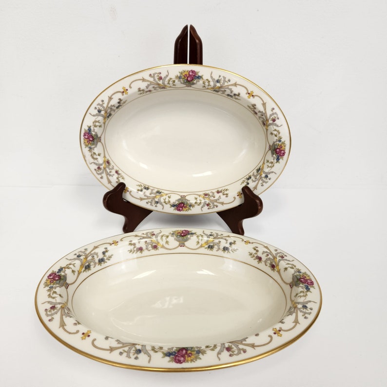 Vintage 1970's 80's Lamberton Ivory China Dorothea Vegetable Serving ...