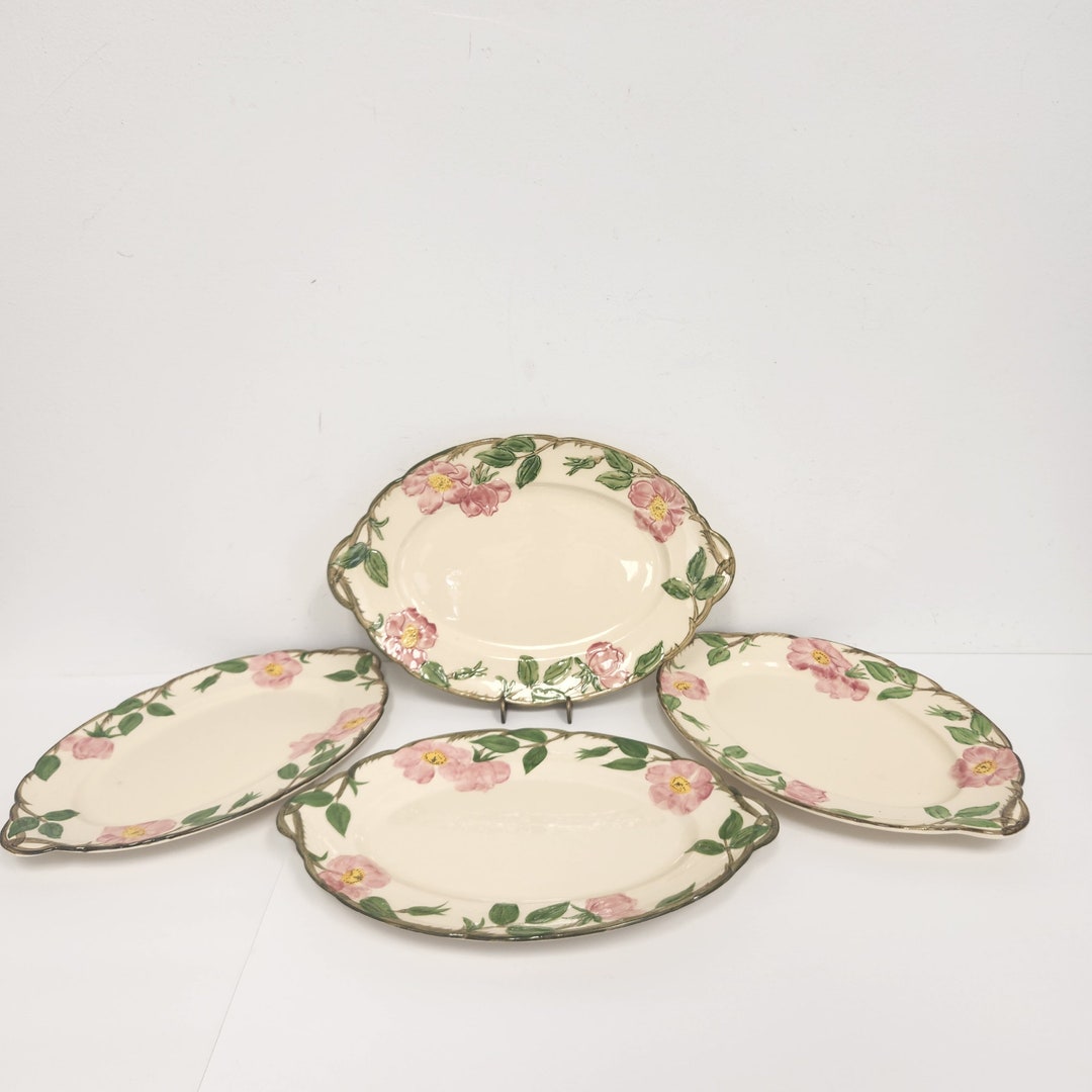 Vintage 1970's Franciscan Desert Rose 12 1/2 Inch by 8 1/2 Inch Serving ...