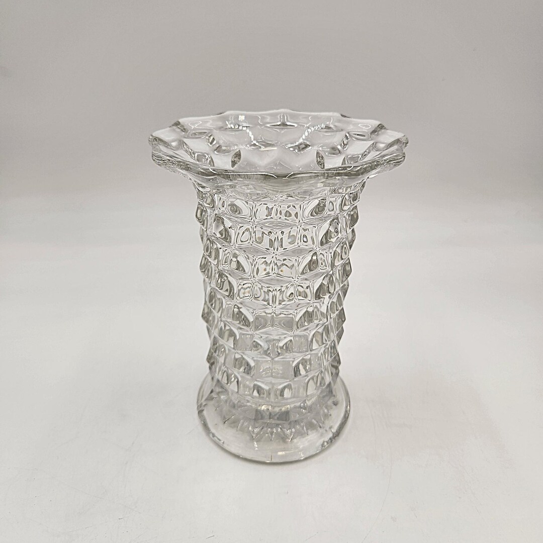 Vintage 1950's American Fostoria 7 1/4 Inch Trumpet Top Vase - Etsy