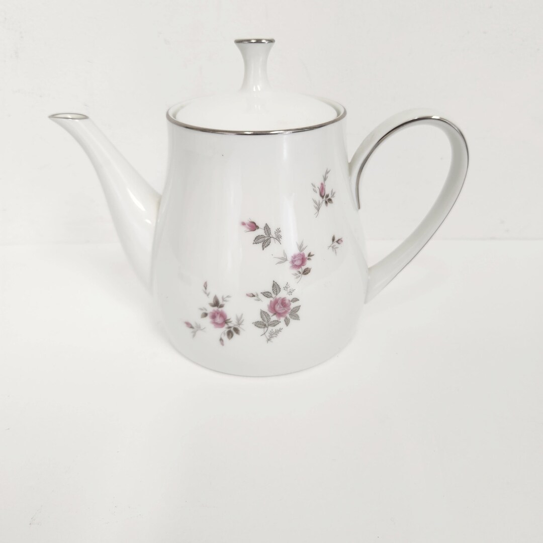 Vintage 1960's - 70's Noritake Garnet Rose #6512 Tea Pot - Etsy