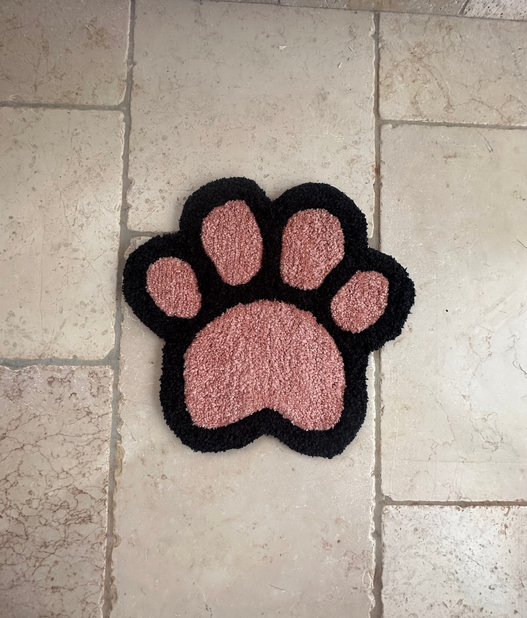 Cat Paw Tufted Rug - Etsy