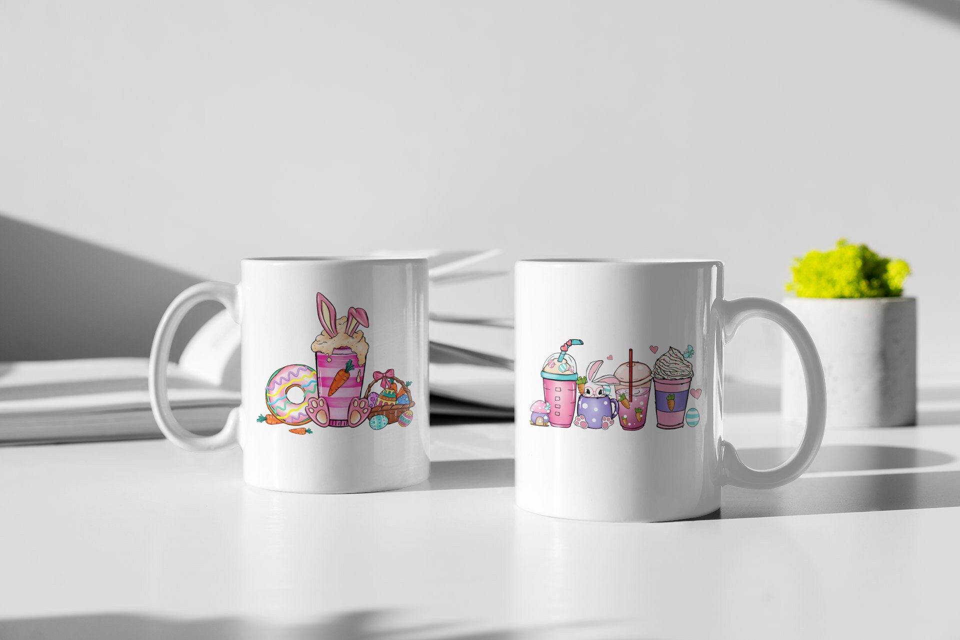 Easter Coffee Cups Png Sublimation Design, Easter Png, Coffee Cups Png ...