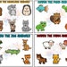 Match the Animals Activity Mats Bundle - Zoo/farm/ocean/insects ...