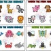 Match the Animals Activity Mats Bundle - Zoo/farm/ocean/insects ...