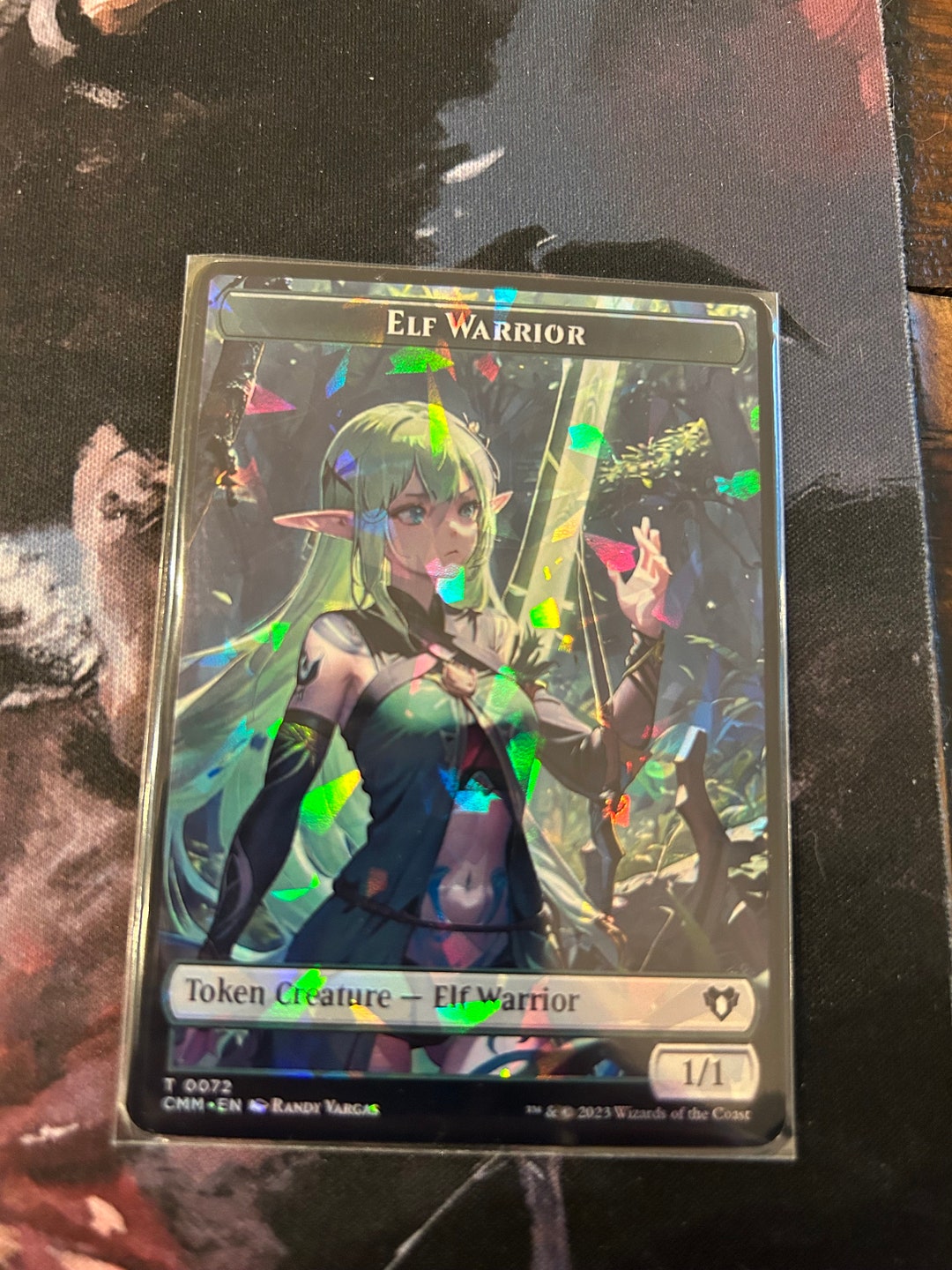 MTG Set of 5, Foil Elf Anime Elf Tokens - Etsy