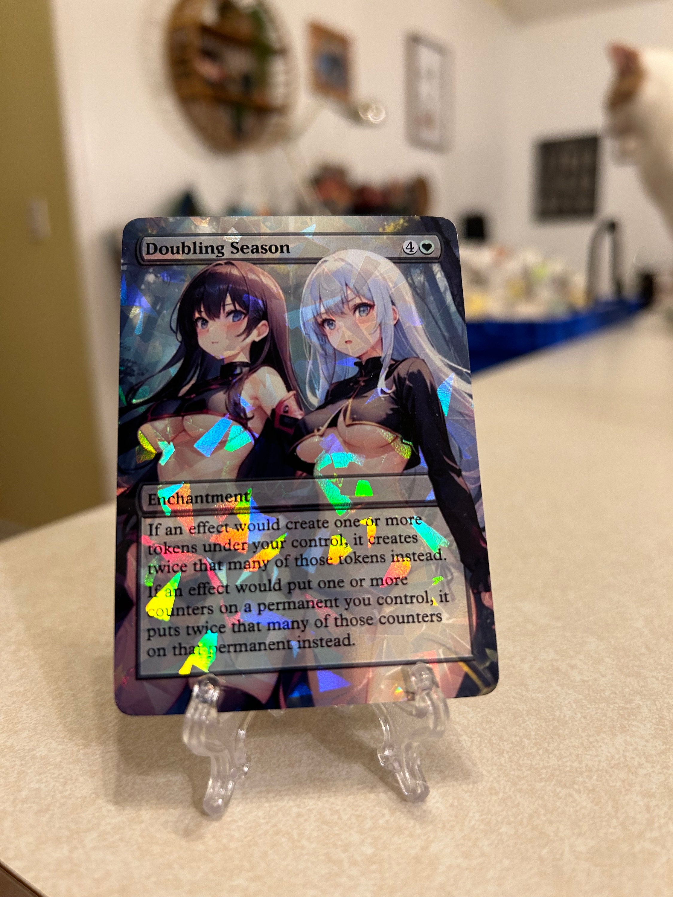 MTG 1 Custom Doubling Season Foil Custom Borderless Version 1 - Etsy