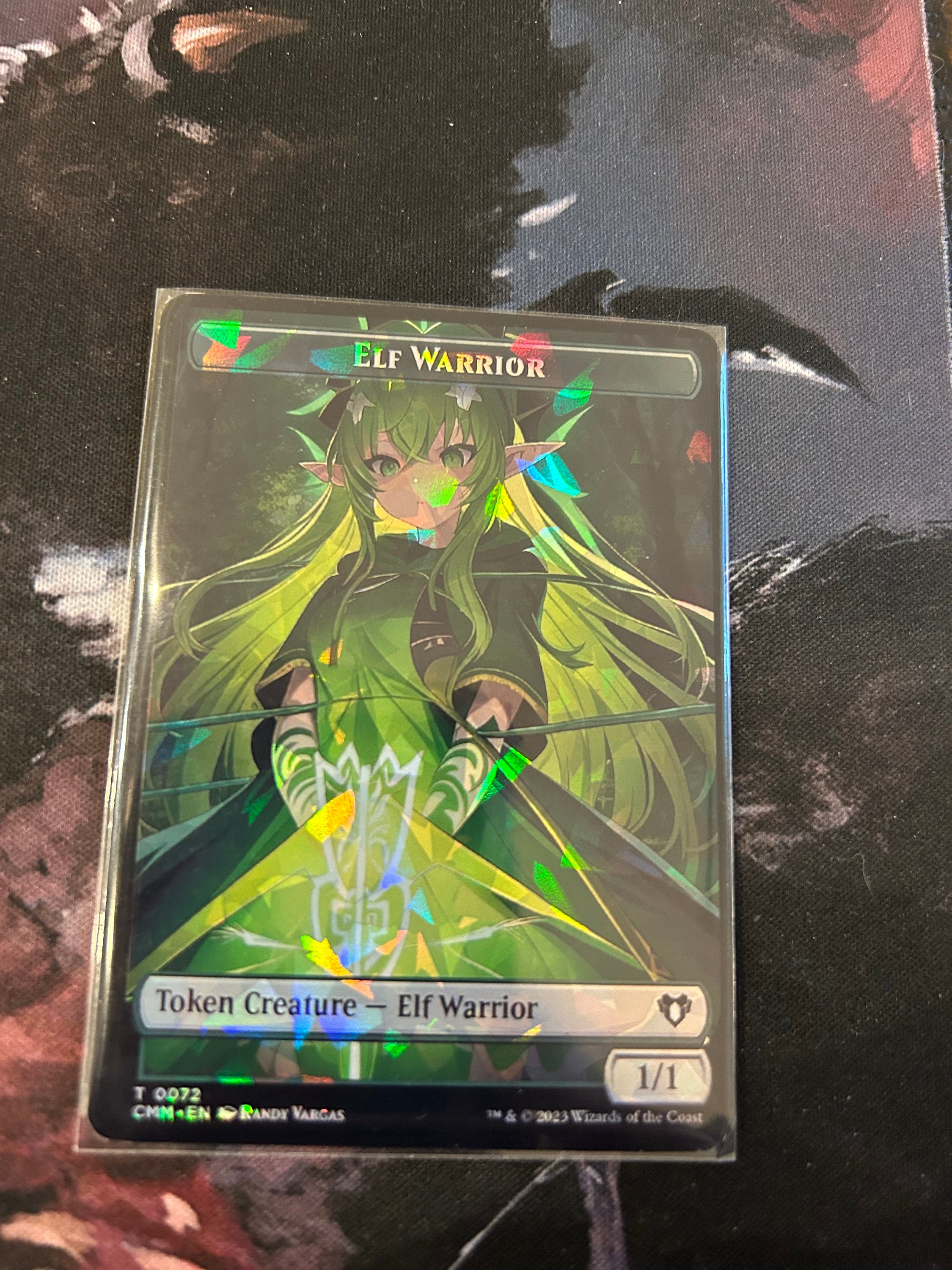 MTG Set of 5, Foil Elf Anime Elf Tokens - Etsy