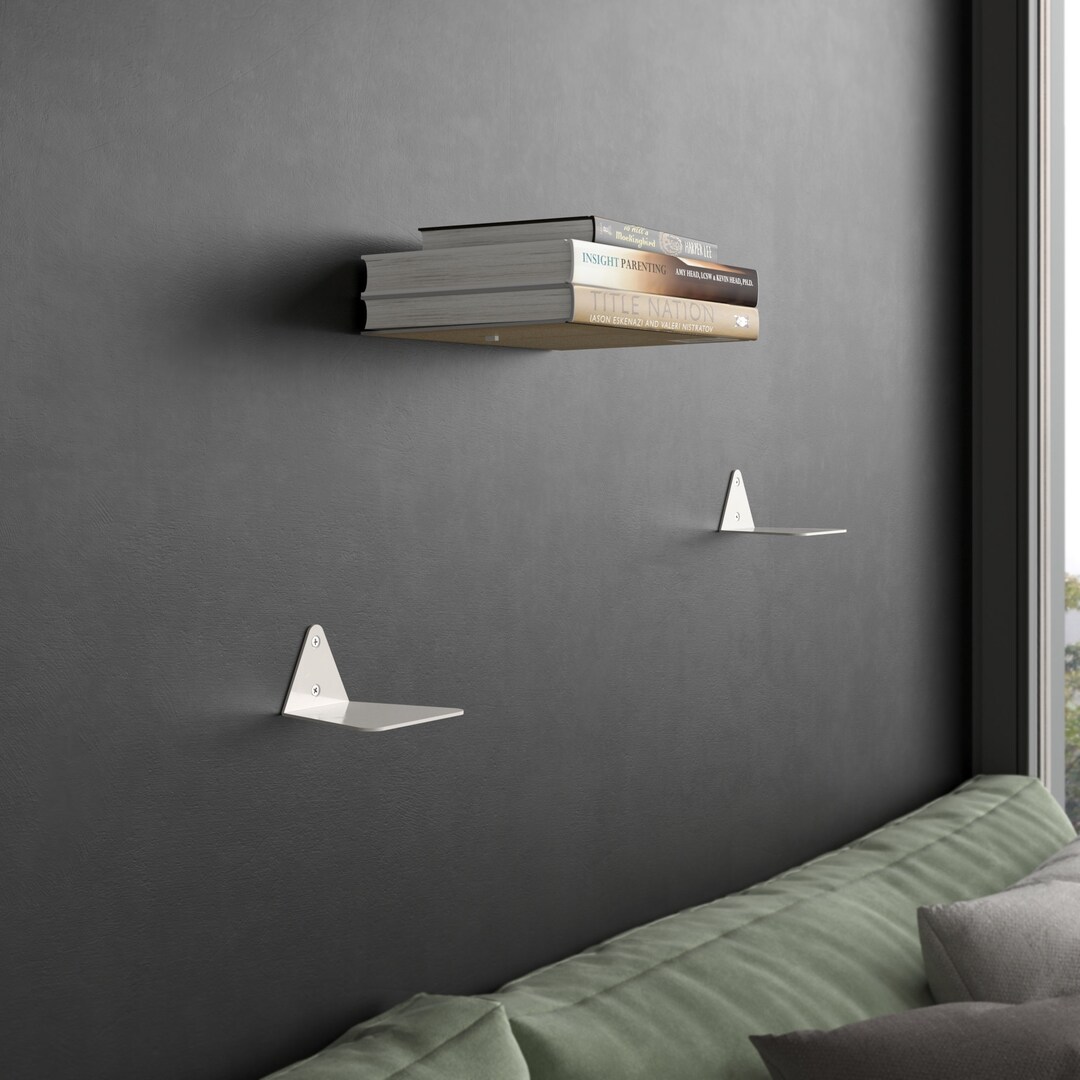 Invisible Floating Bookshelf Invisible Floating Metal Hidden ...