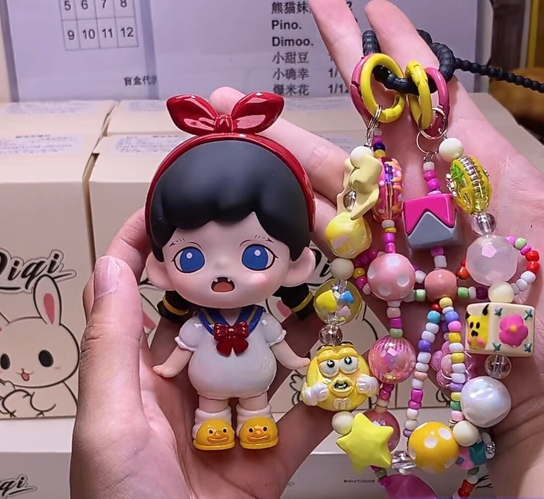 Popmart Official Figurine Keychain Car Accessories Blind Box - Etsy