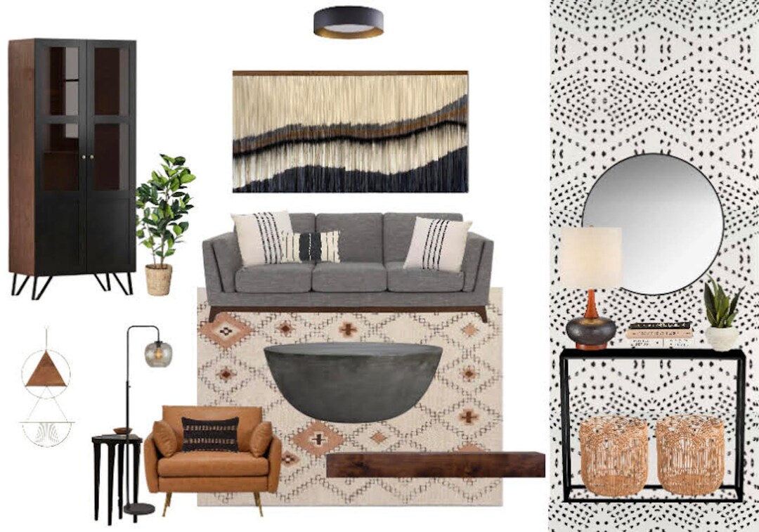 Virtual Interior Designer Home Styling Mood Board Room - Etsy