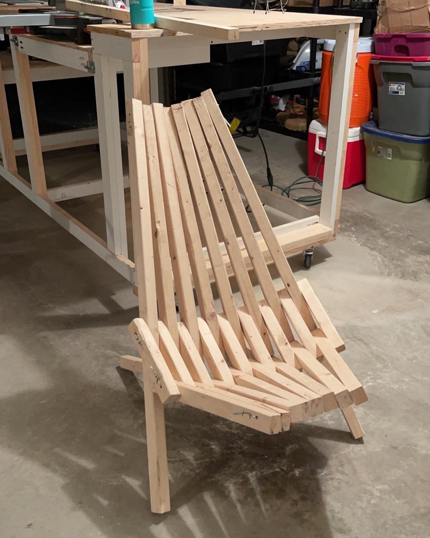 Kentucky Stick Folding Wood Chair: Custom Tamarack Design - Etsy