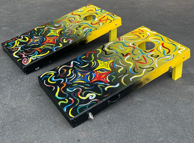 Custom Cornhole Boards, Yard Game - Etsy