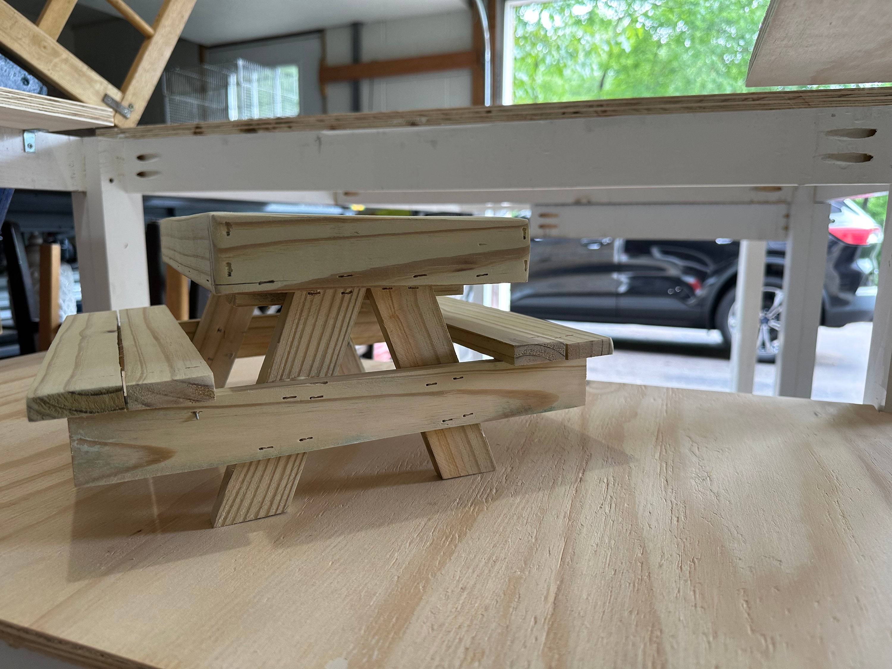 Chicken Picnic Table, Chicknic Table, Bird/squirrel Feeder - Etsy
